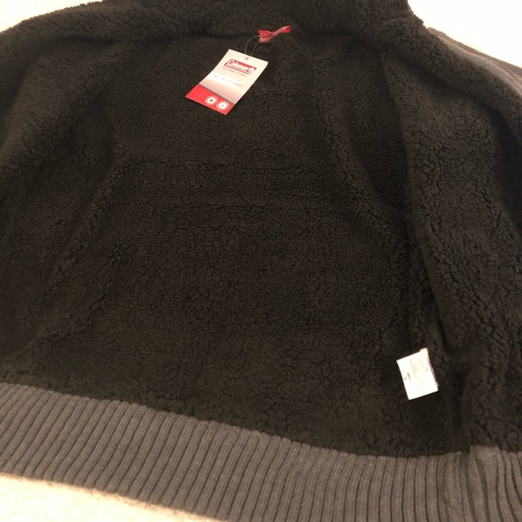 Coleman | Jackets & Coats | Coleman Mens Sherpa Lined Sweater Jacket ...